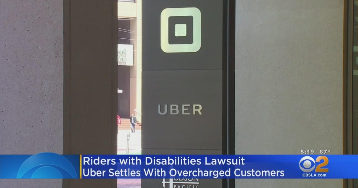 Uber settles with with riders with disabilities - CBS Los Angeles