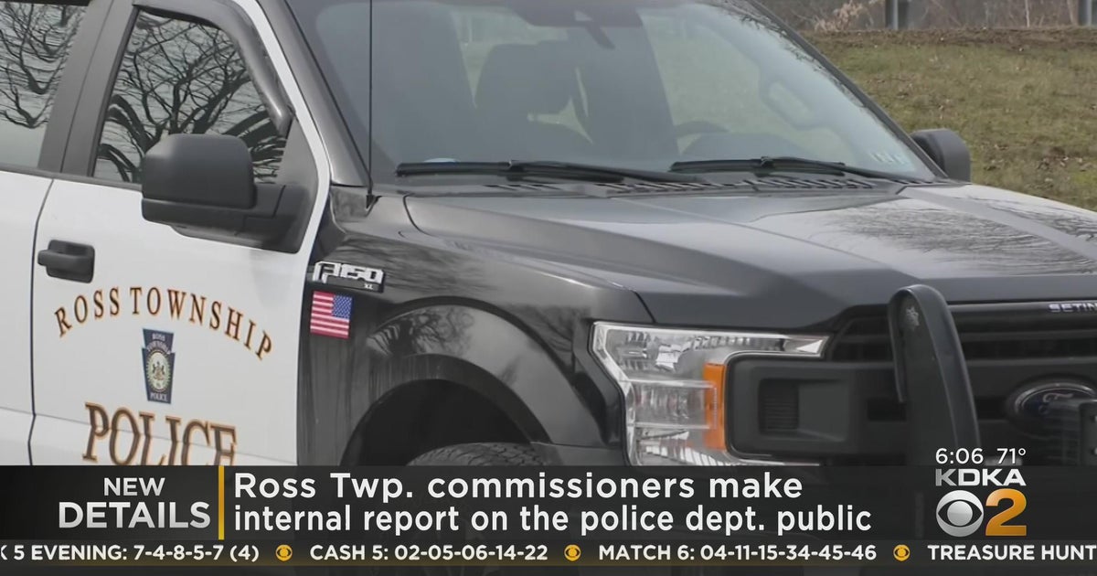 Ross Township internal police report made public - CBS Pittsburgh