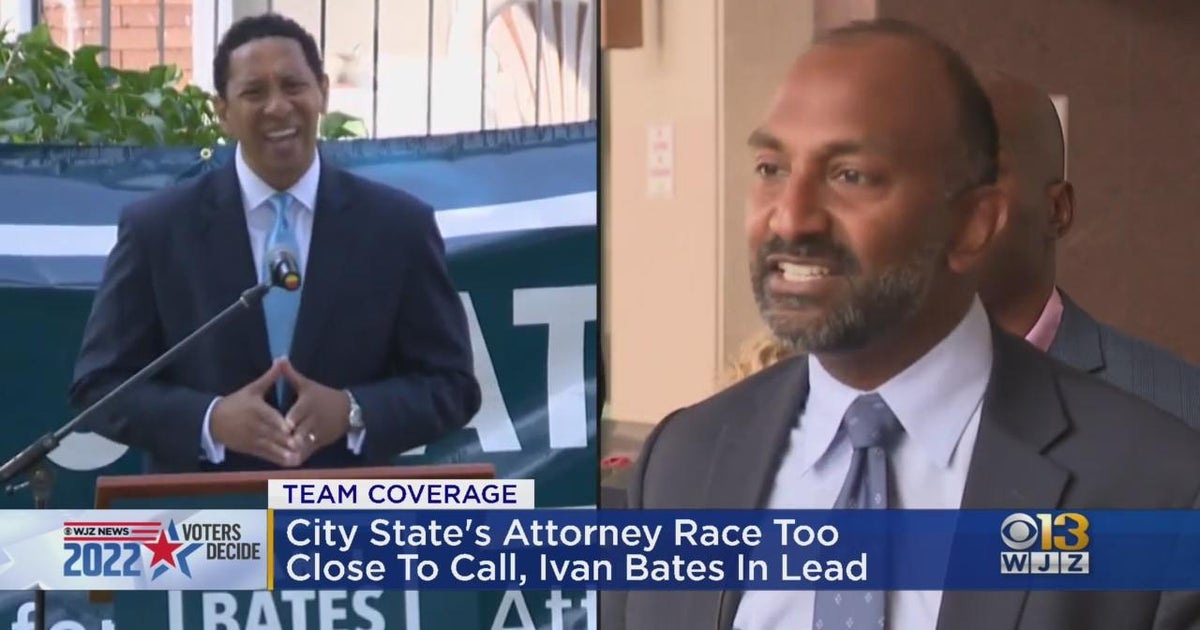 Ivan Bates holds 9-point lead in Baltimore state's attorney race - CBS ...