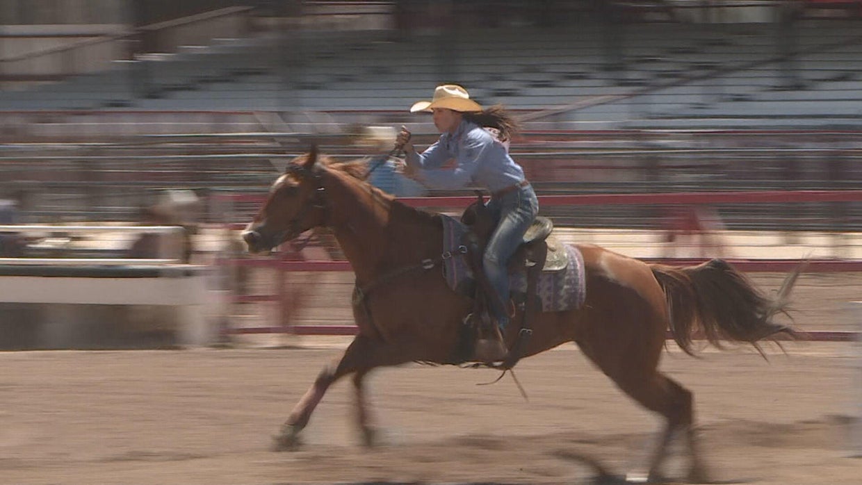 One cowgirl hopes to dominate barrel racing at Cheyenne Frontier Days ...