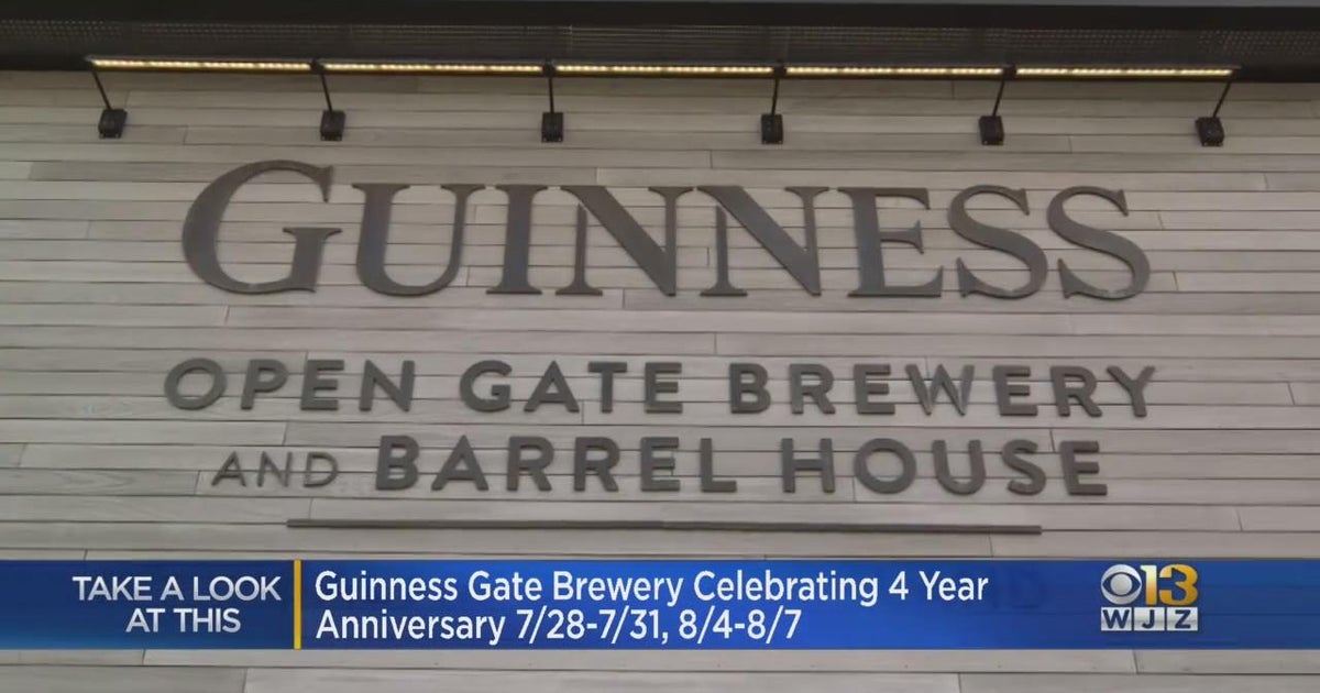 Guinness Open Gate Brewery to celebrate its four-year anniversary - CBS ...