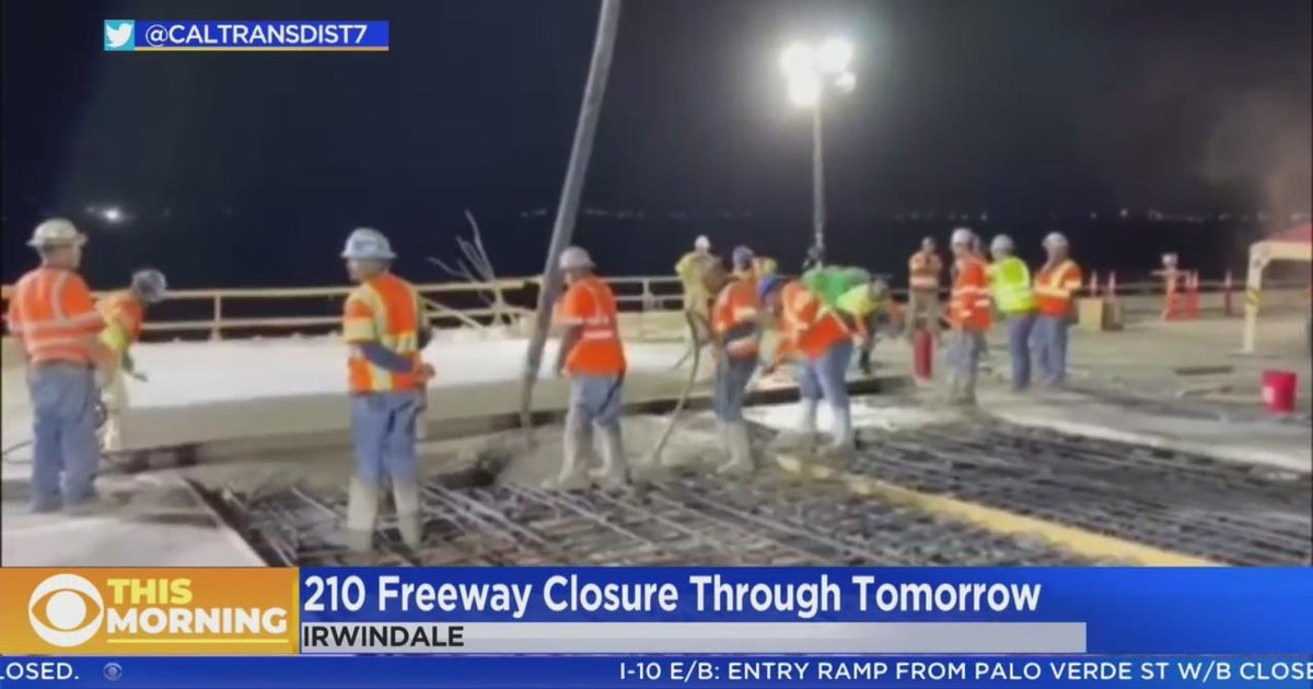 210 Freeway through Irwindale remains closed - CBS Los Angeles