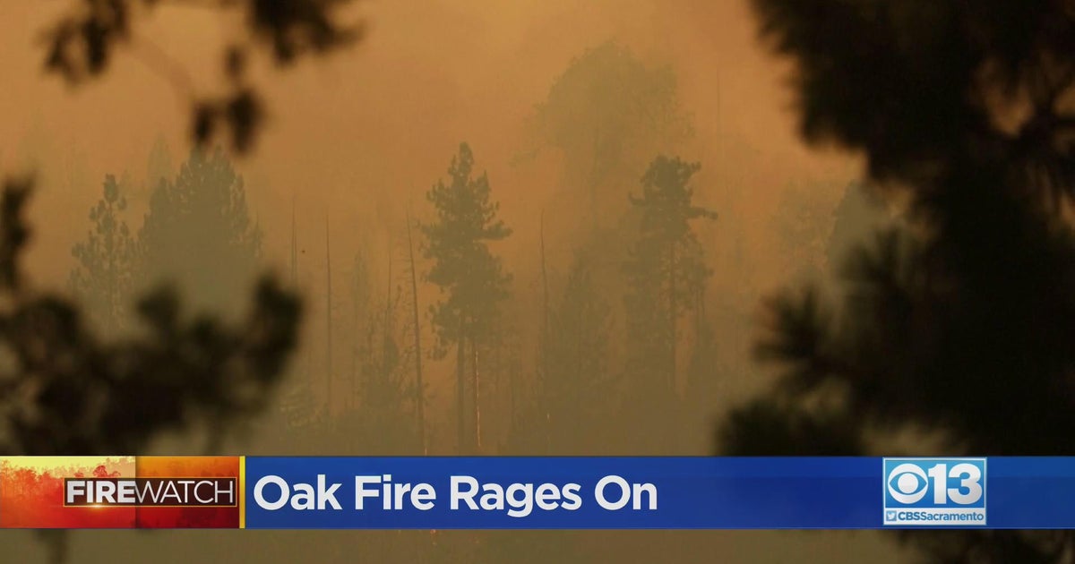 The Oak Fire Grows To 15,603 Acres; 0% Contained - CBS Sacramento