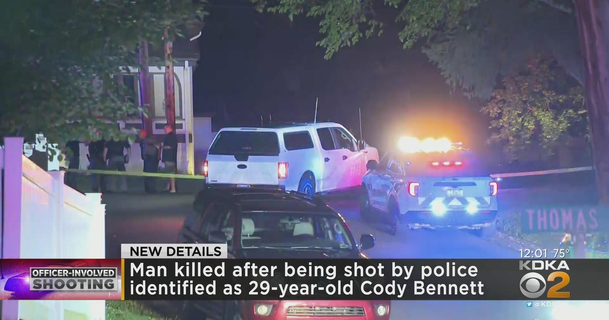 Man shot, killed by police in Monongahela - CBS Pittsburgh