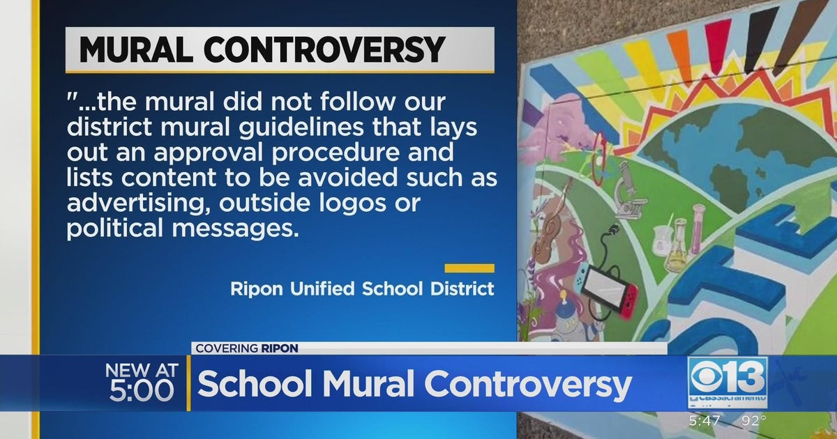 Controversy Grows Over New Mural At Ripona Elementary School - CBS ...