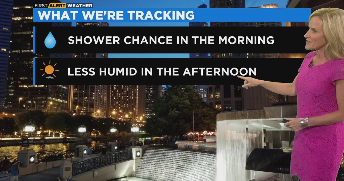 Chicago First Alert Weather: Shower chance in the morning - CBS Chicago