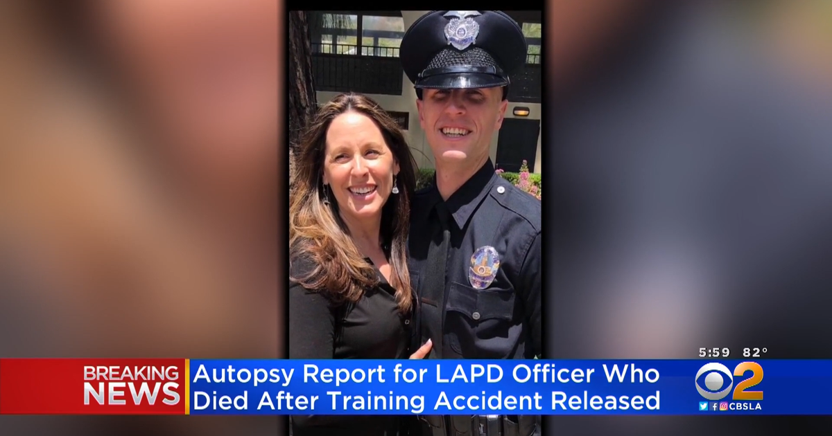 Coroner says death of LAPD officer during training exercise was an ...