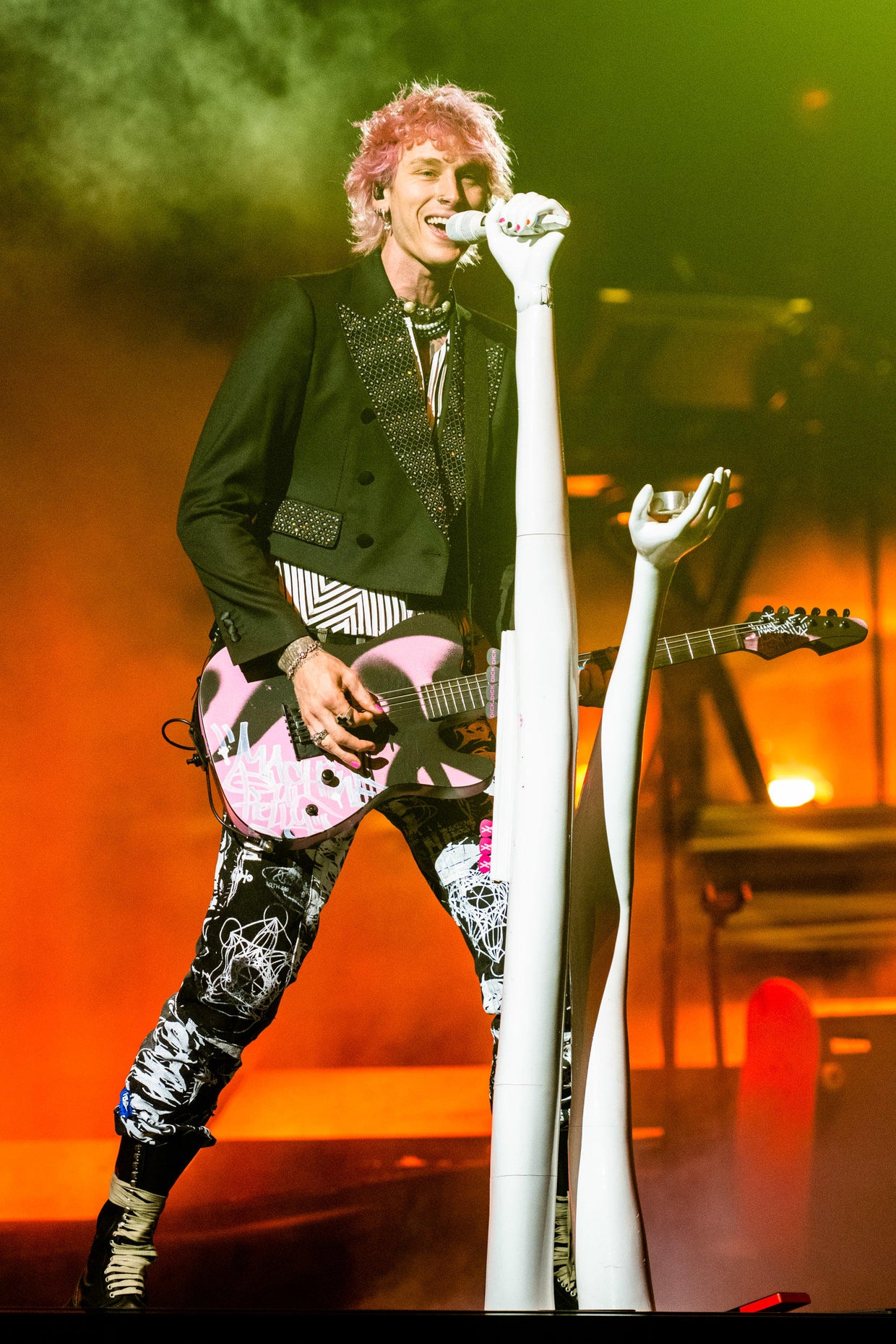 Photos: Machine Gun Kelly lands at Oakland Arena