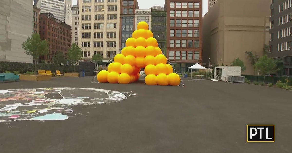 Giant 'Pyramid XL' exhibit makes debut in Cultural District's Backyard ...
