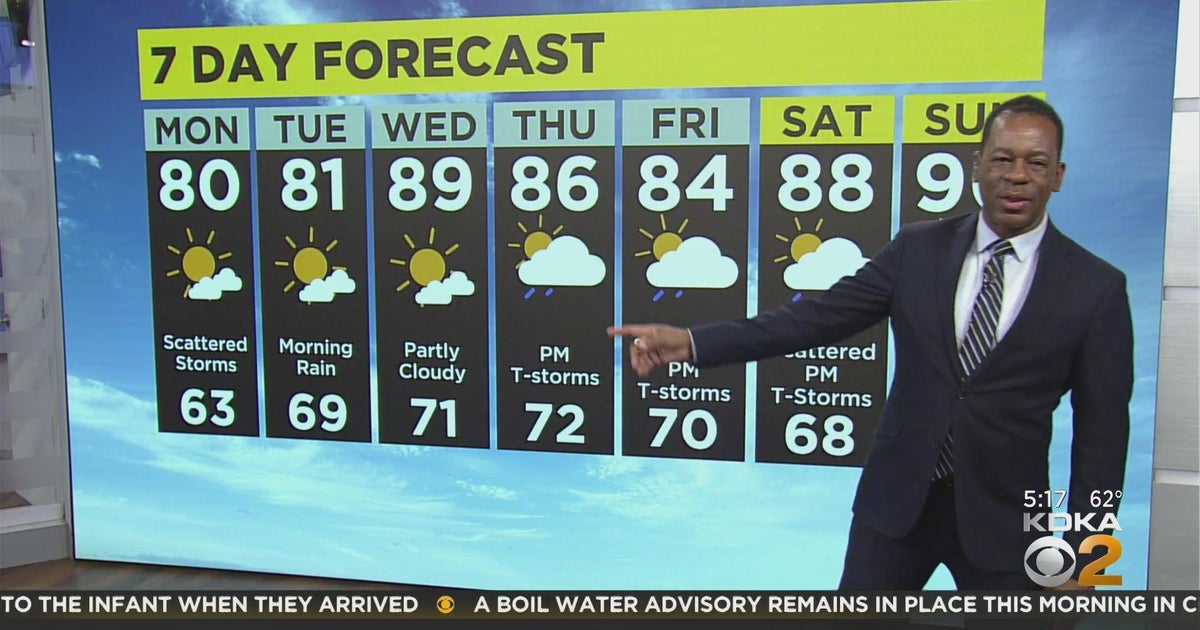 KDKA-TV Morning Forecast (8/1) - CBS Pittsburgh