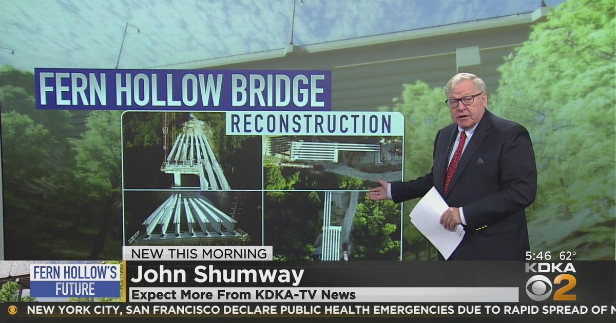 Work well underway to replace the Fern Hollow Bridge - CBS Pittsburgh