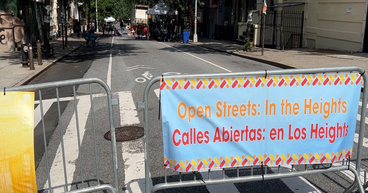 "Free Open Streets" offer safe space in Washington Heights - CBS New York