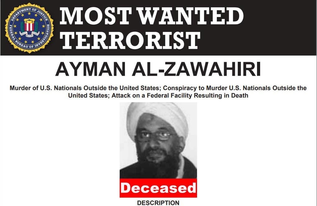 Ayman al-Zawahiri killed, Biden says; al Qaeda leader was Osama bin ...