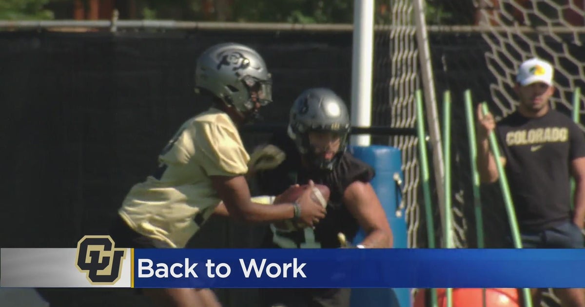 CU football fall camp begins with eyes on QB - CBS Colorado