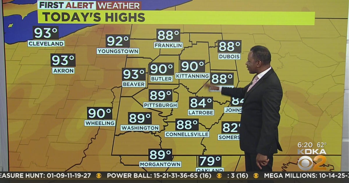 KDKA-TV Morning Forecast (8/3) - CBS Pittsburgh