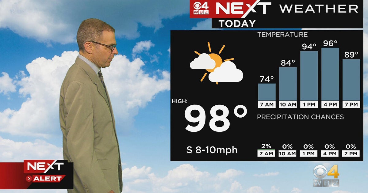 Next Weather: WBZ mid-morning forecast for August 4 - CBS Boston