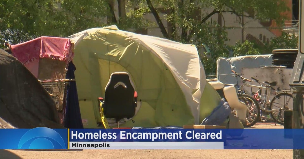 Encampment cleared in Minneapolis days after fatal shooting - CBS Minnesota