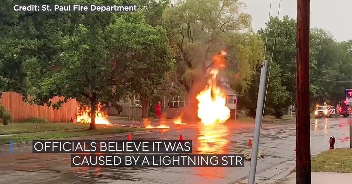 Lightning strike believed to be cause of St. Paul natural gas fire ...