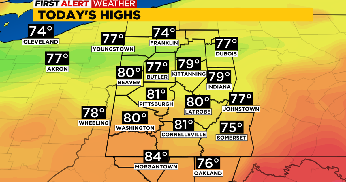 Pittsburgh Weather: Rain remains in the forecast - CBS Pittsburgh
