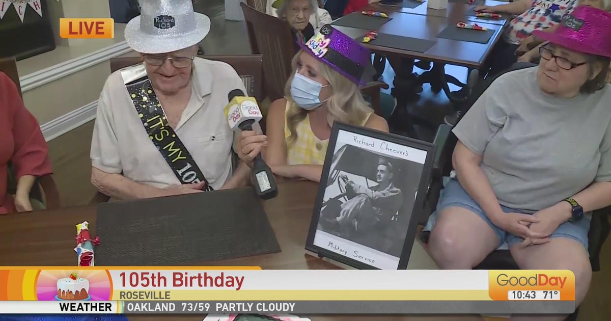 Happy 105th Birthday to Richard Cheevers! - Good Day Sacramento