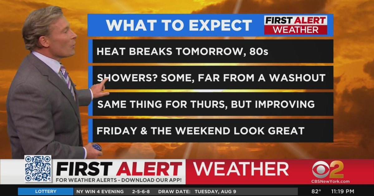 First Alert weather: CBS2 11 p.m. forecast - CBS New York