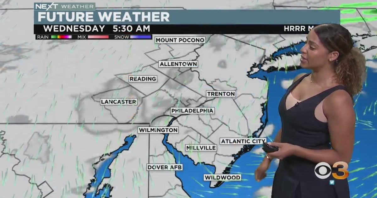 Philadelphia Weather: Relief arrives with storms - CBS Philadelphia