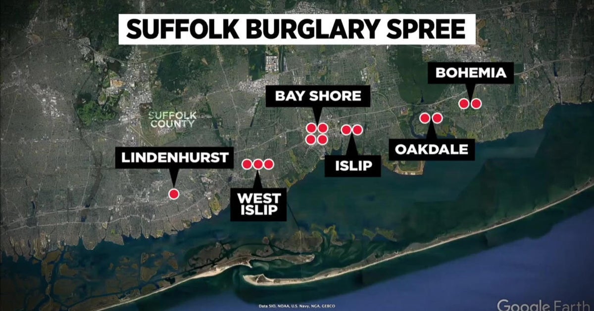 2 men charged in Suffolk County store burglary spree - CBS New York
