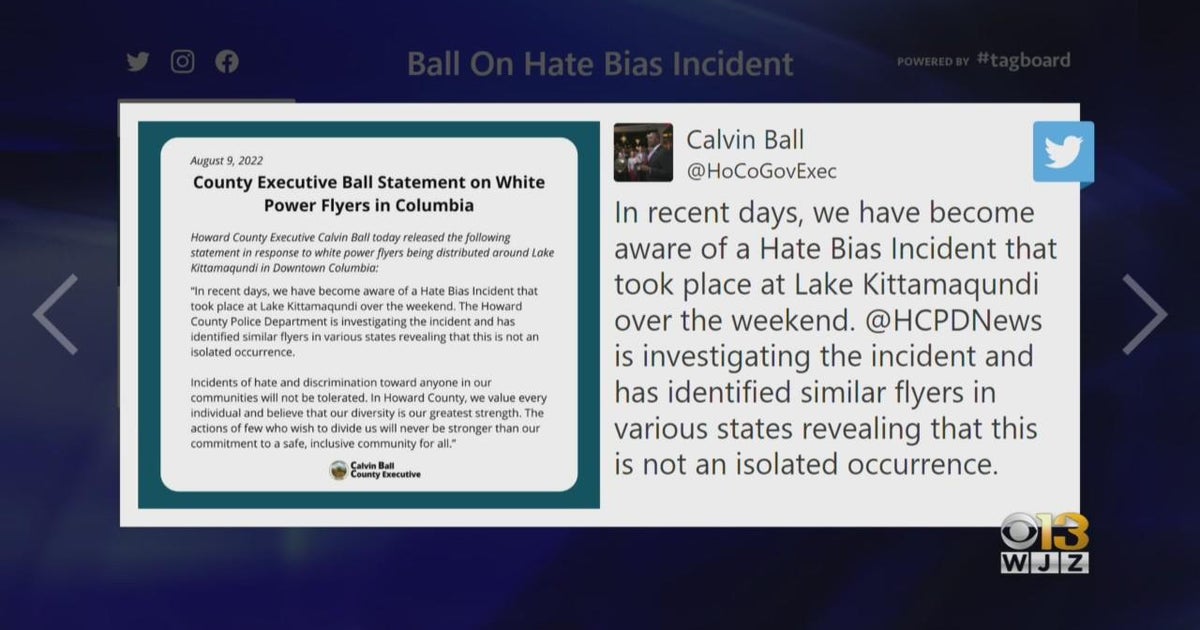 'White power' flyers distributed around downtown Columbia over the ...