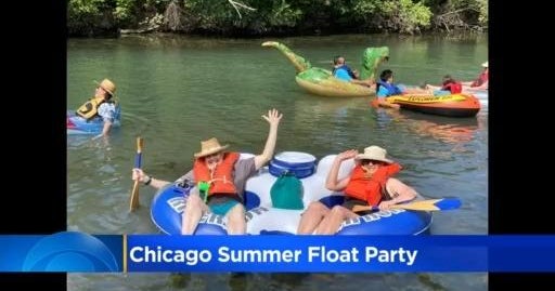 First Chicago Summer Float Party takes place this weekend - CBS Chicago