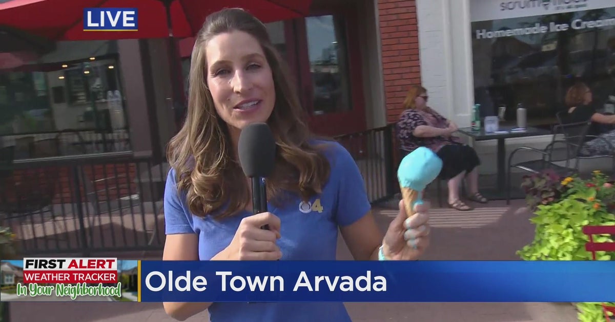 First Alert Weather Tracker makes a stop in Olde Town Arvada - CBS Colorado