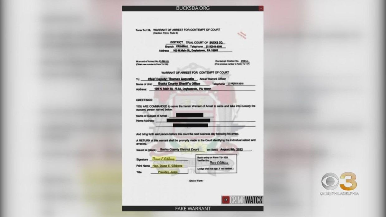Bucks County officials issue warning about scam involving fake warrants ...