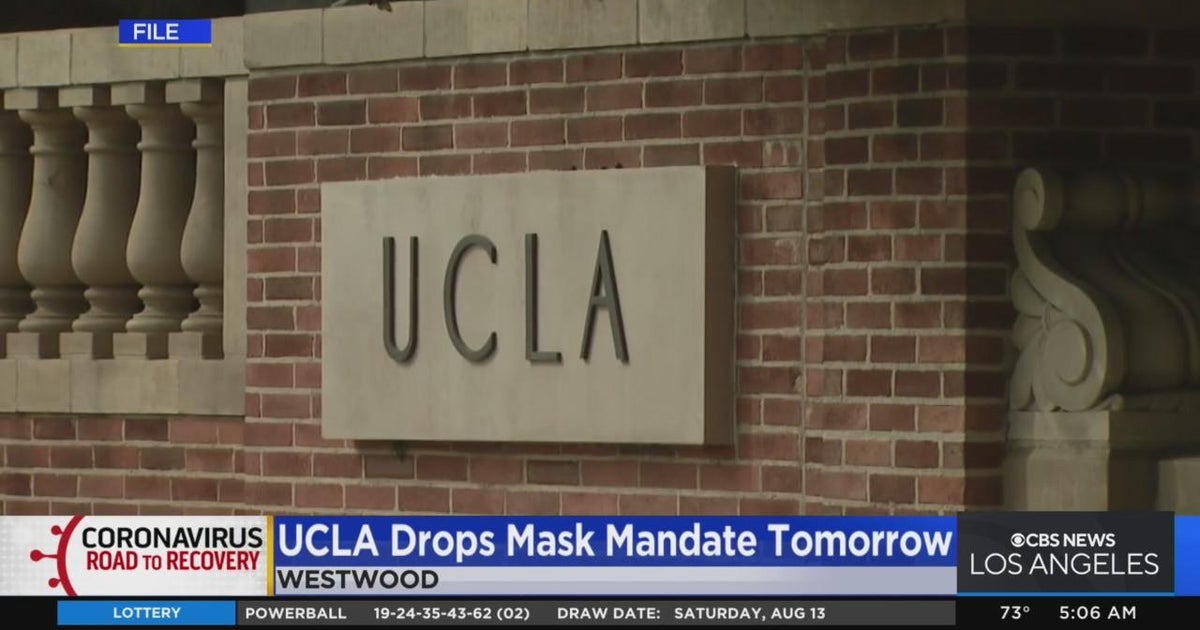 UCLA drops indoor mask requirement - CBS Los Angeles