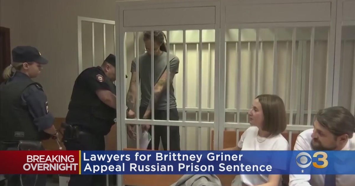 Lawyers appeal WNBA star Brittney Griner's Russian prison sentence ...