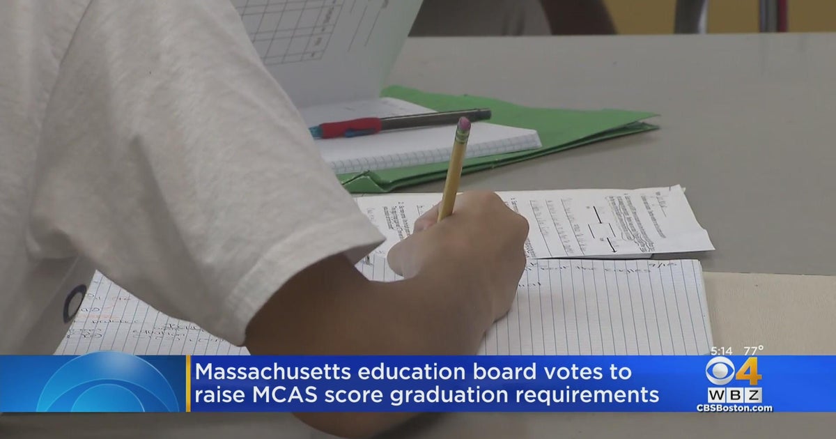 Higher MCAS scores will be required to graduate in Massachusetts - CBS ...