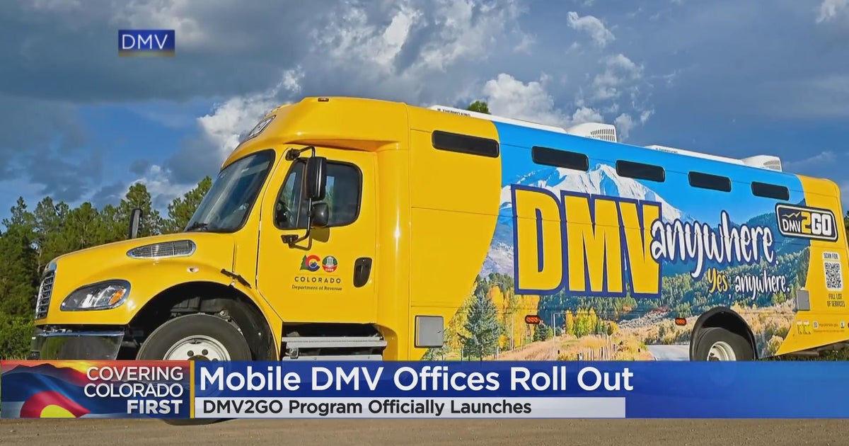 Colorado DMV rolls out mobile offices as part of new program - CBS Colorado