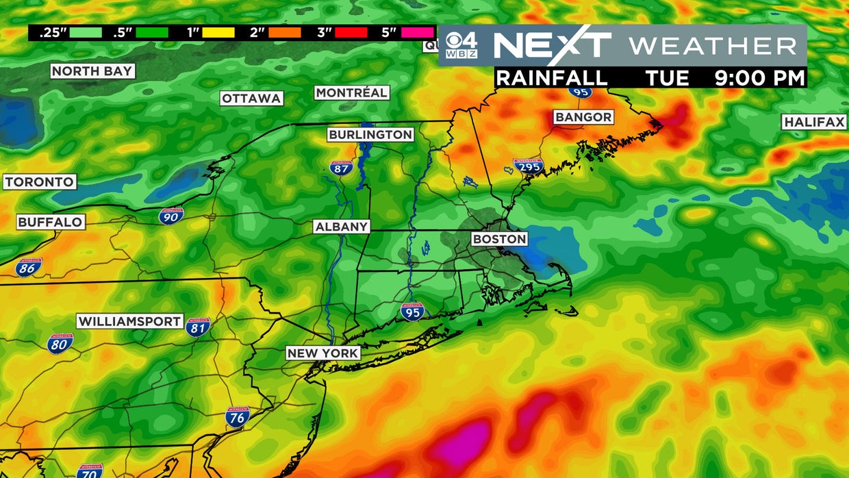 Most of our much-needed rain ended up out to sea - CBS Boston