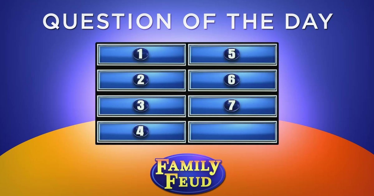 Family Feud Question of the Day! 8-18 - CBS Detroit