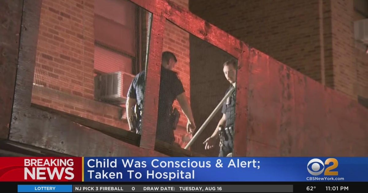 3-year-old girl falls out of window in the Bronx - CBS New York
