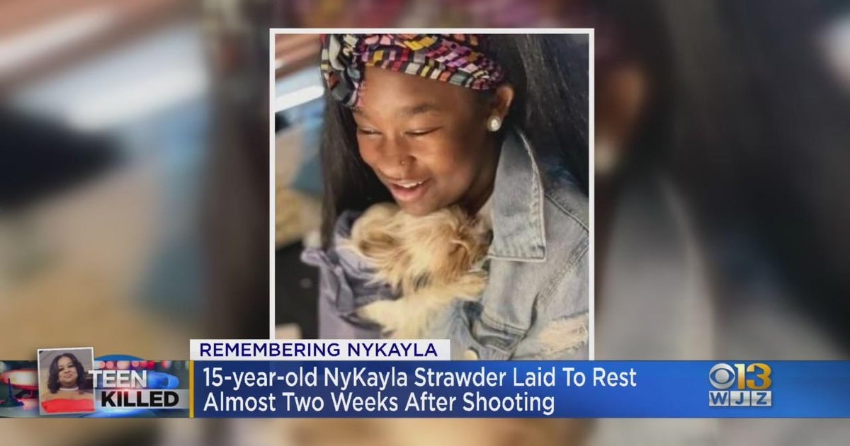 Loved ones mourn 15-year-old NyKayla Strawder - CBS Baltimore