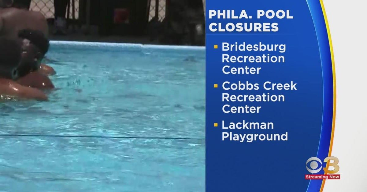 More Philadelphia pools closing for summer on Friday - CBS Philadelphia