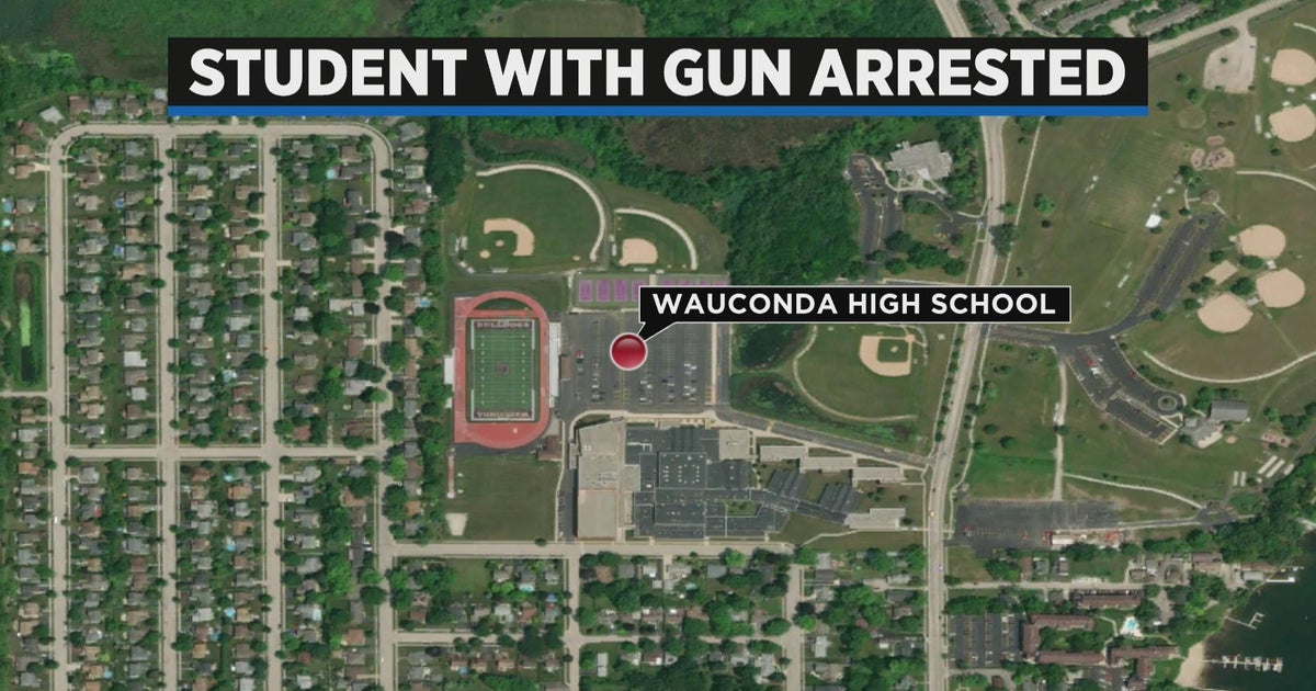 Student with gun arrested at Wauconda High School - CBS Chicago