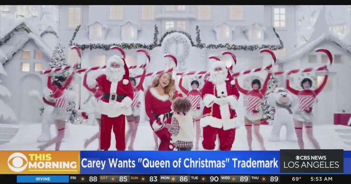 Mariah Carey files for "Queen of Christmas" trademark - CBS Los Angeles