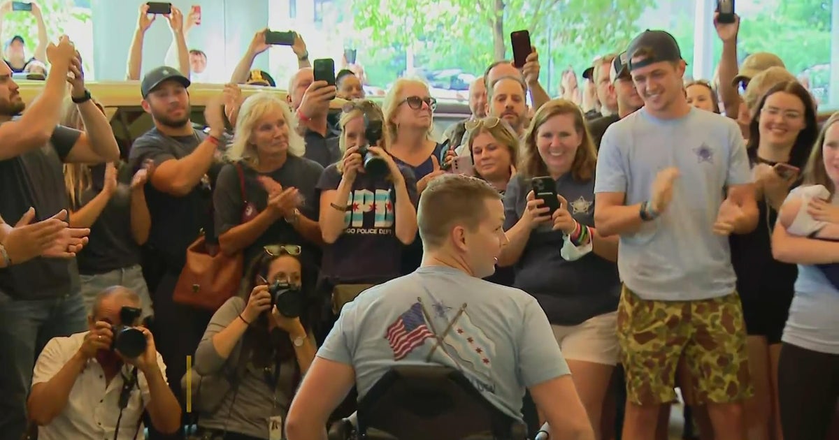 Wounded CPD Officer Danny Golden released from Shirley Ryan AbilityLab ...