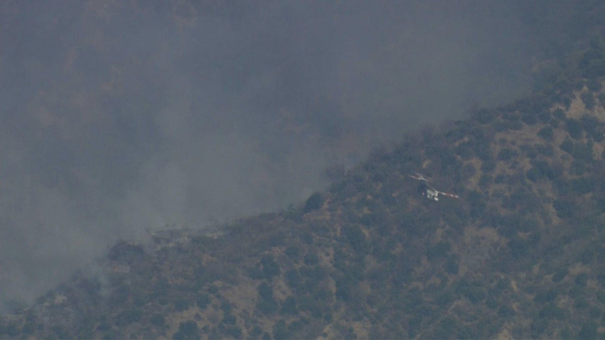 Ridge Fire in Azusa threatening nearby structures, grows to 10 acres ...