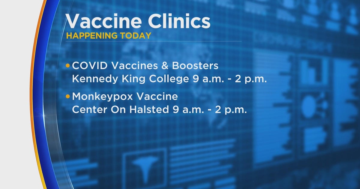 2 pop-up clinics offering vaccines for COVID-19, monkeypox Saturday ...