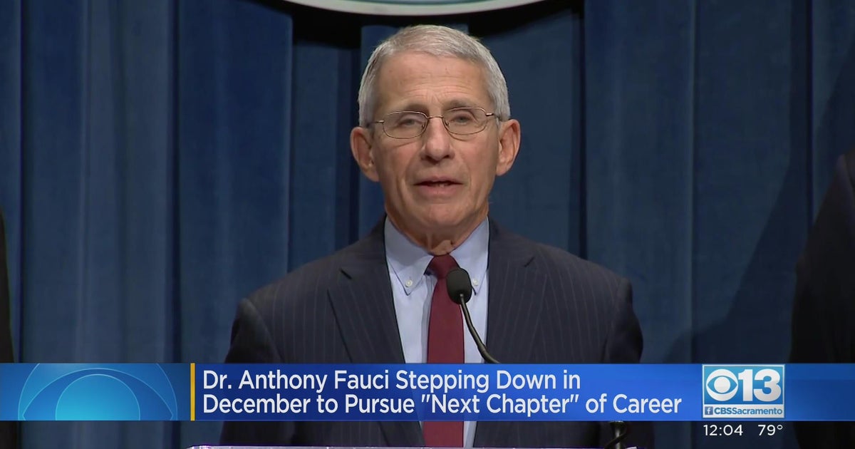 Dr Anthony Fauci Stepping Down In December For Next Chapter Of