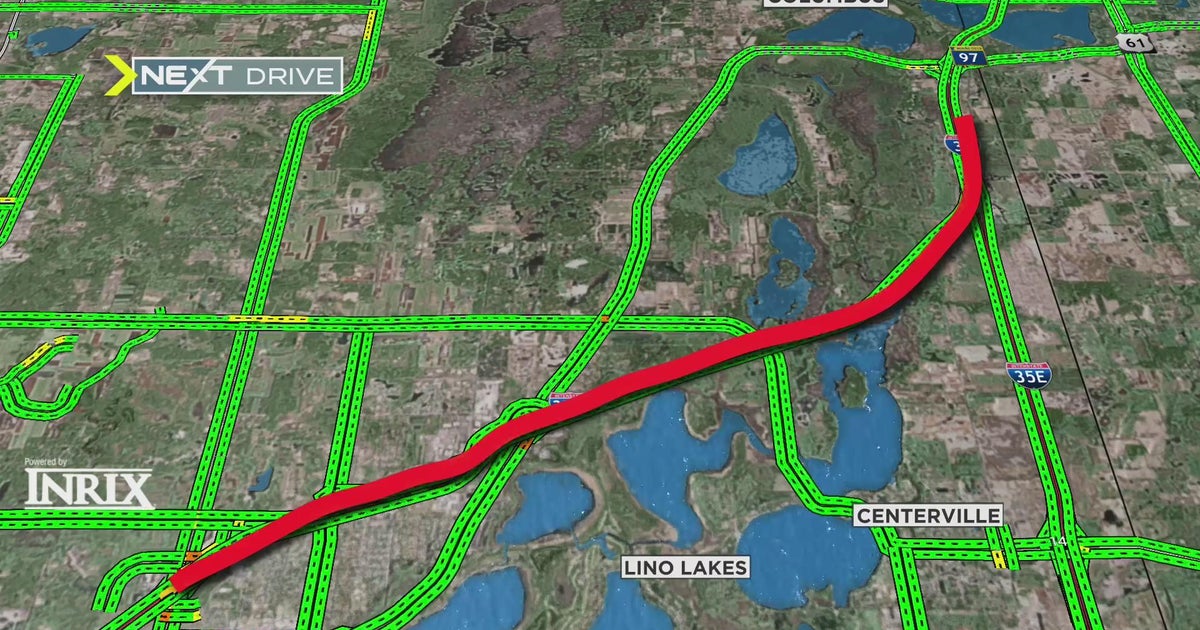 6-week I-35W project begins in north metro - CBS Minnesota