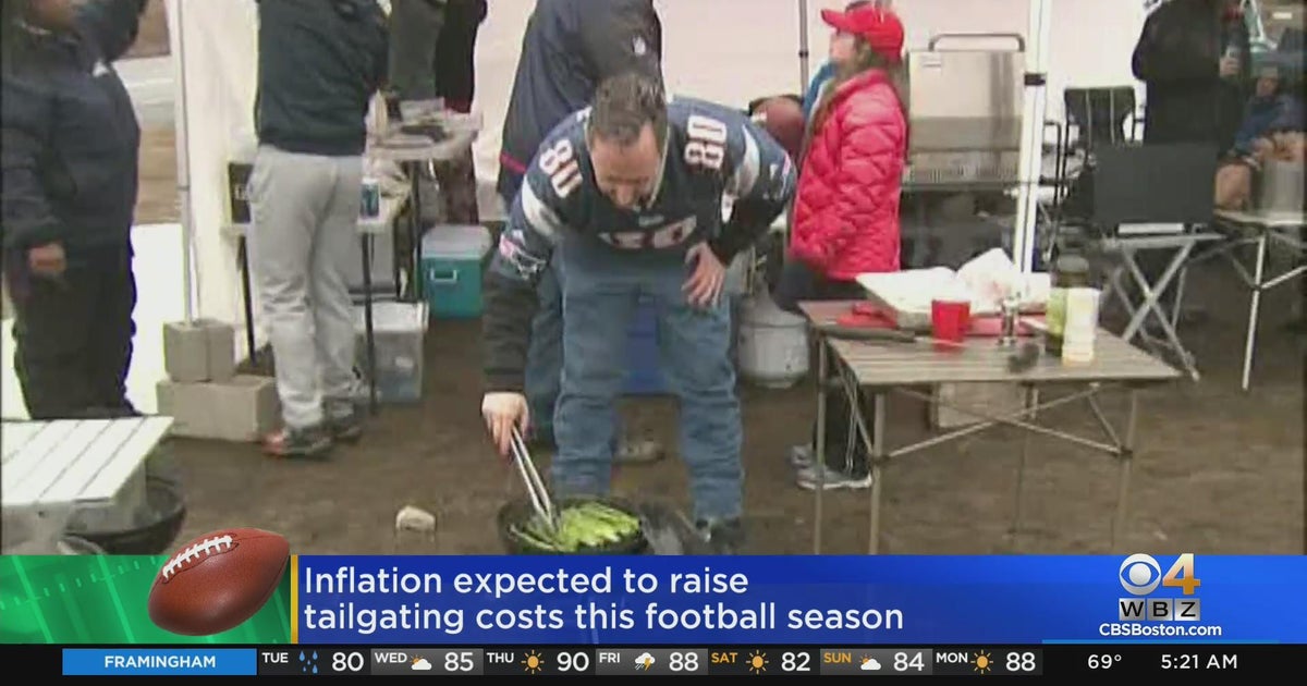 Inflation expected to raise tailgating costs this football season - CBS ...