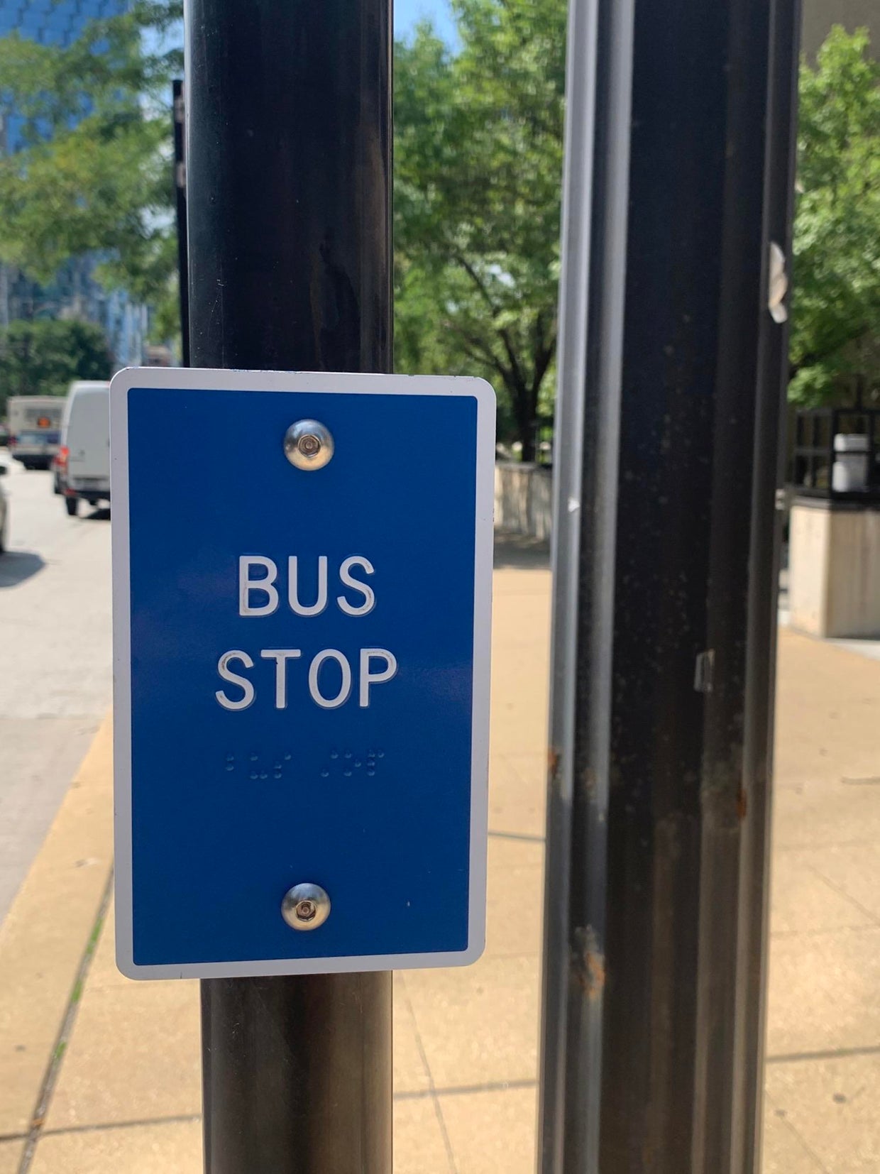 CTA unveils tactile signs to assist blind and low vision riders - CBS ... CTA unveils tactile signs to assist blind and low vision riders - CBS ...