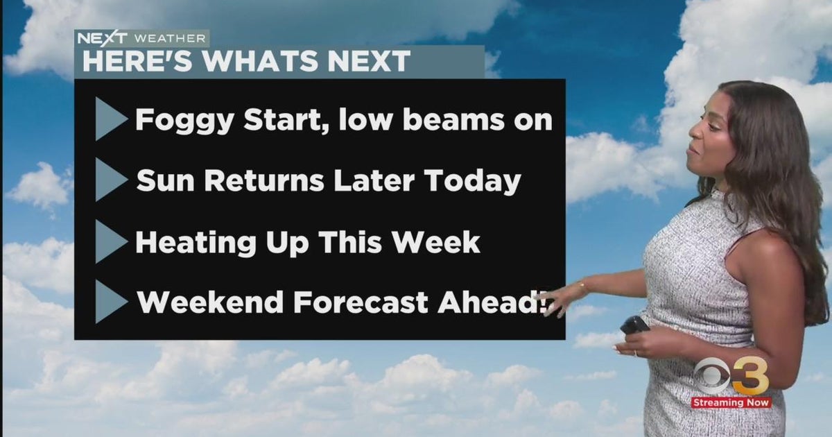NEXT Weather: Sun returns - CBS Philadelphia